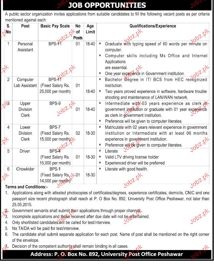 Personal Assistants, Computer Lab Assistants Job Opportunity 2025 Job ...