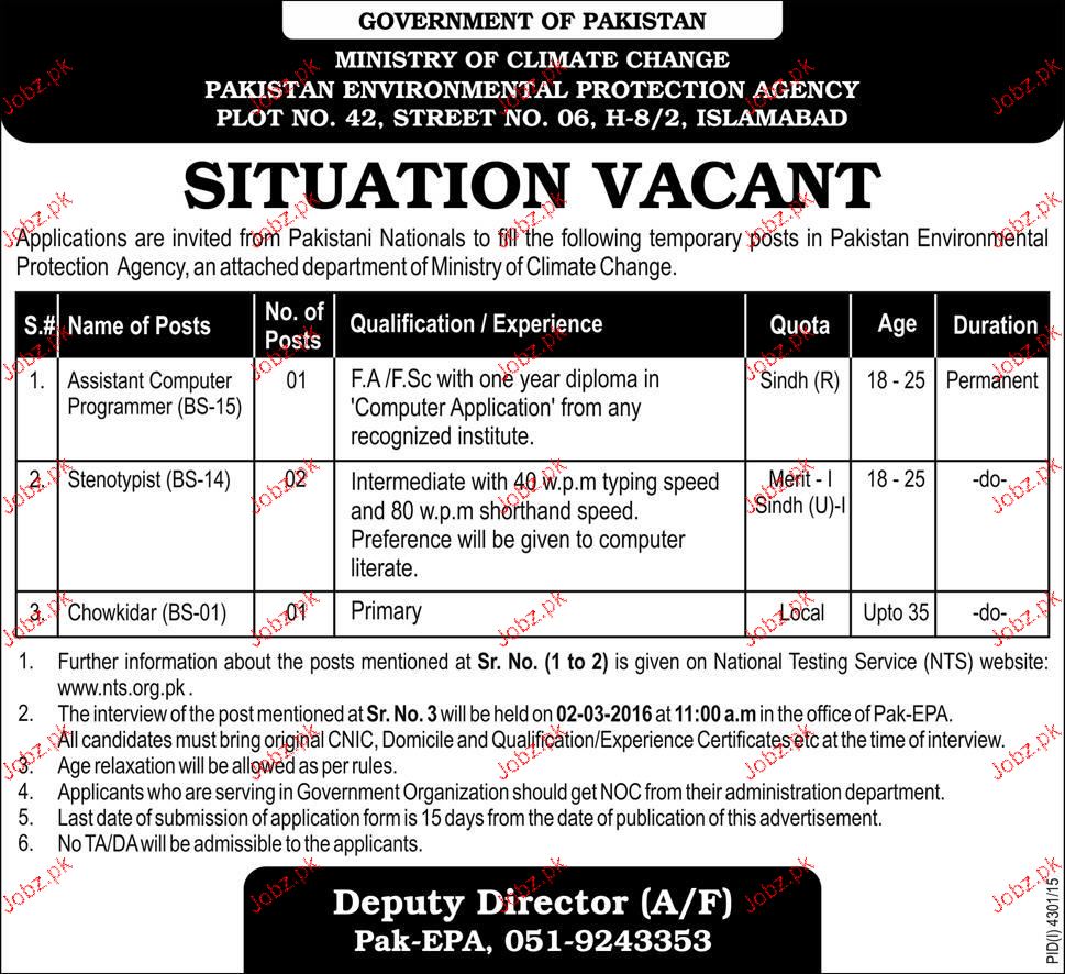 Assistant Computer Programmer, Stenotypist Job in Environmen 2025 Job ...