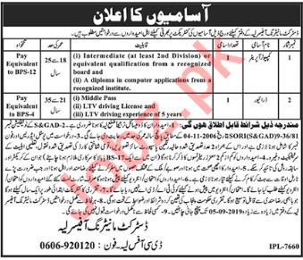 District Monitoring Officer Layyah Jobs 2019 2025 Job Advertisement Pakistan