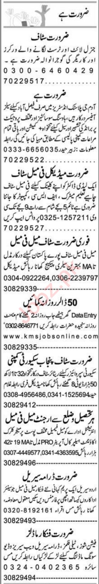 Express Sunday Faisalabad Classified Ads 2 October 2022 2024 Job ...