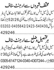 Accountant & Computer Operator Jobs 2024 in Lahore 2025 Job ...