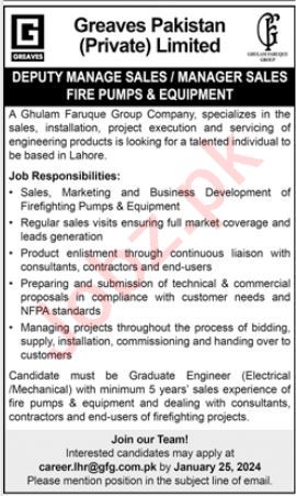 Greaves Pakistan Private Limited Jobs 2024 2025 Job Advertisement Pakistan