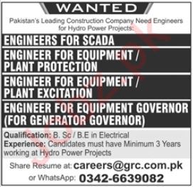 Latest Construction Company Rawalpindi Jobs 2024 2025 Job Advertisement ...
