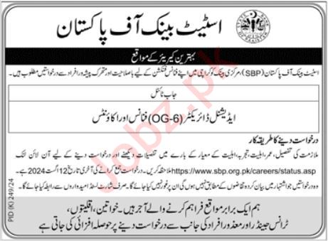 State Bank of Pakistan SBP Karachi Job 2024 2025 Job Advertisement Pakistan