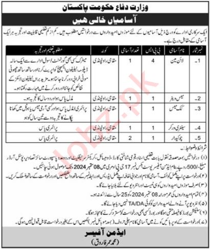 Government Organization Rawalpindi 2024 2025 Job Advertisement Pakistan