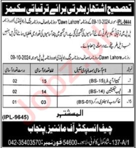 Mines & Minerals Department Lahore Jobs 2024 2025 Job Advertisement Pakistan