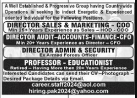Private Group Rawalpindi Jobs 2024 2025 Job Advertisement Pakistan